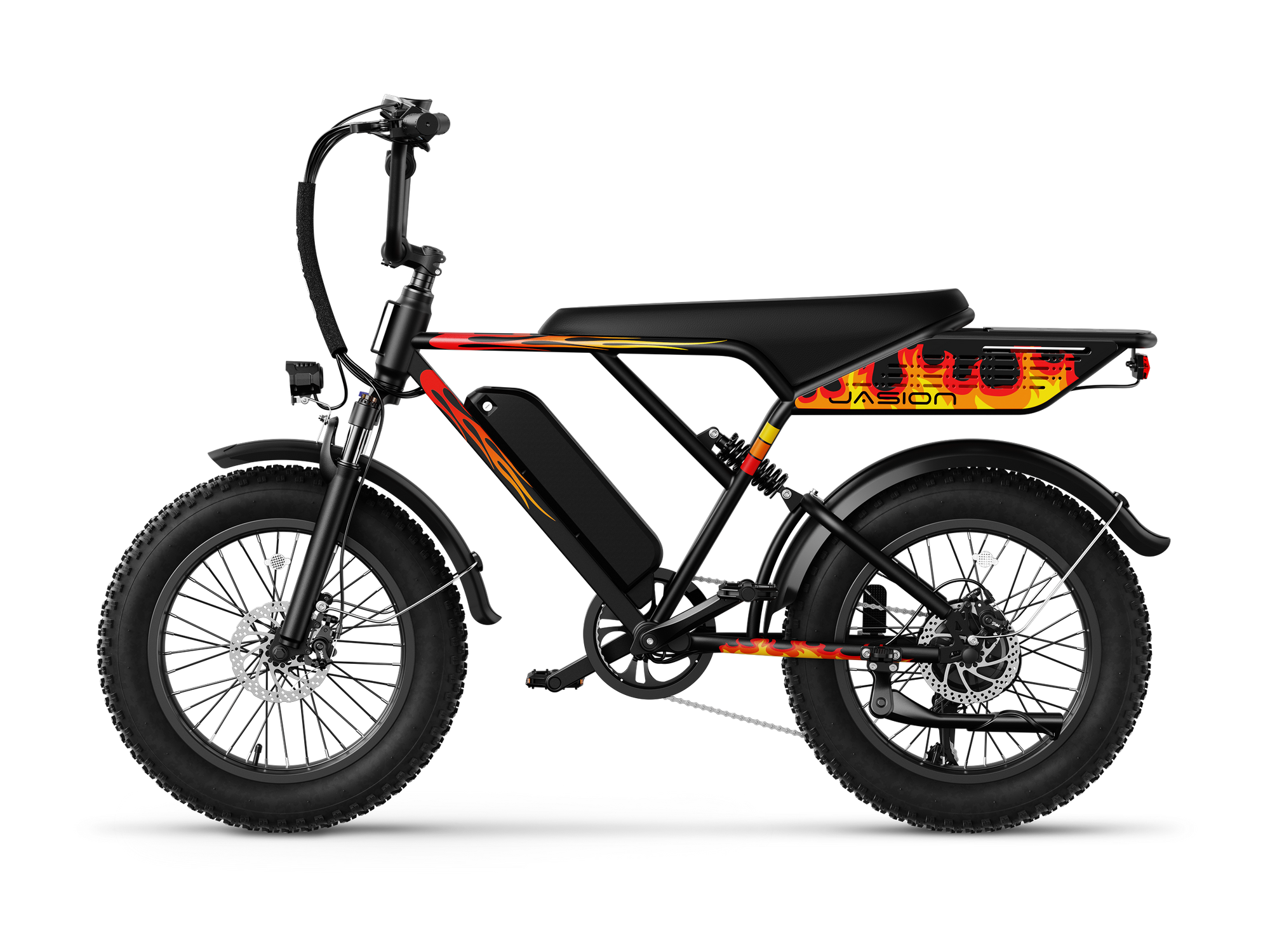 Jasion RetroVolt E-Bike | Fat Tire Off-Road Electric Motorcycle ...