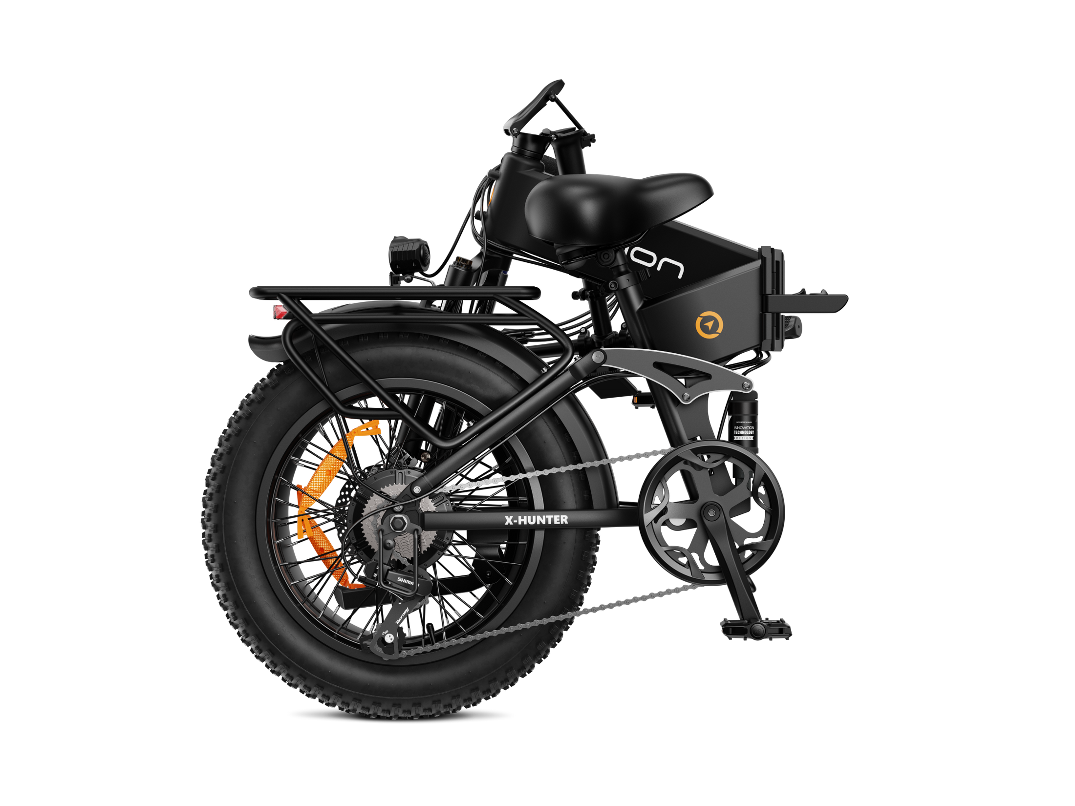 Jasion X-Hunter Folding Electric Bike | Full Suspension Fat Tire ...