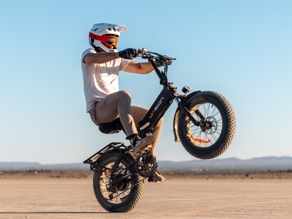 Jasion X-Hunter Folding Electric Bike | Full Suspension Fat Tire ...